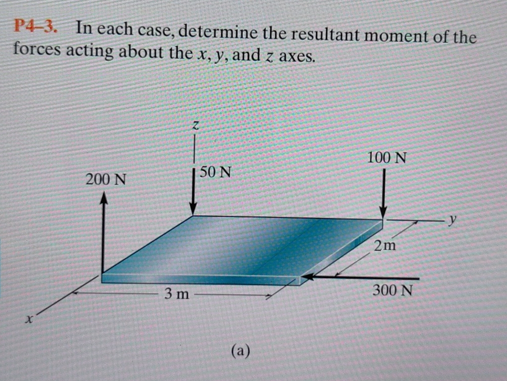 Solved P4-3. In each case, determine the resultant moment | Chegg.com Solved P4-3. In each case, determine the resultant moment | Chegg.com