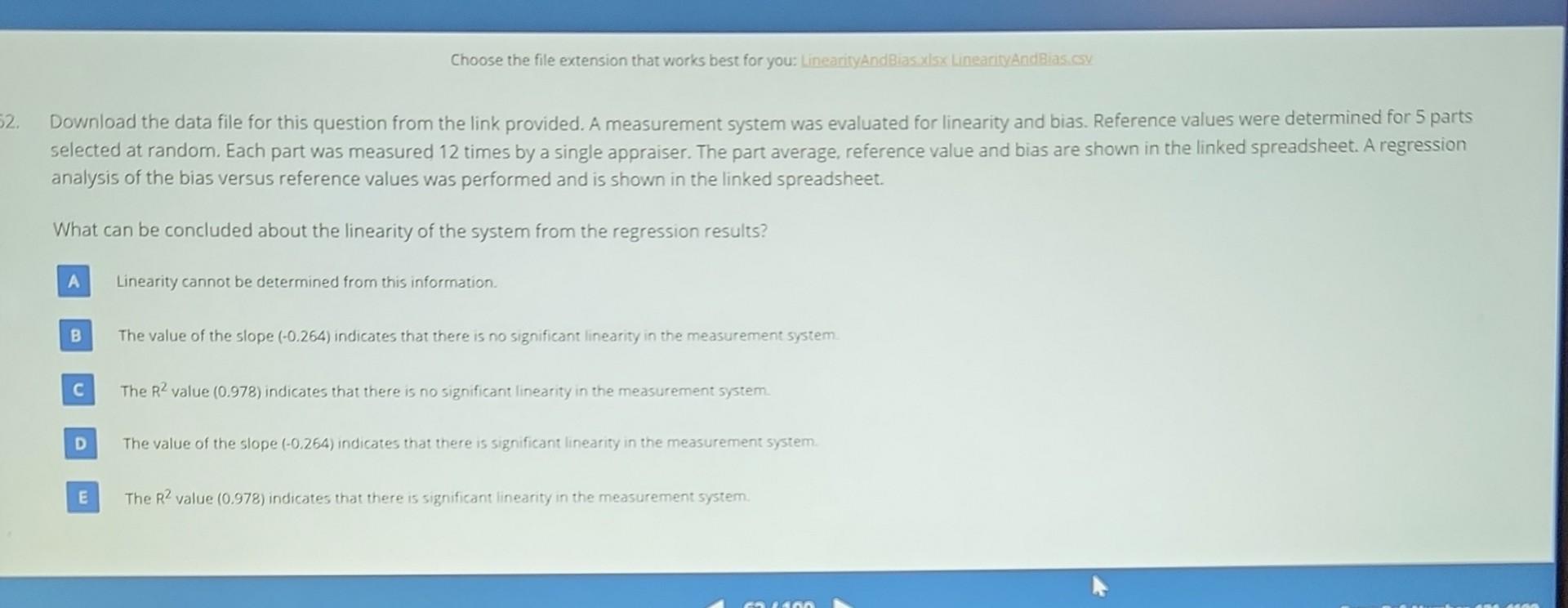 Solved Choose the file extension that works best for you: | Chegg.com