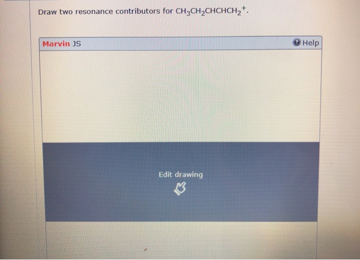 Solved Draw two resonance contributors for CH2CH2CHCHCH2+. | Chegg.com