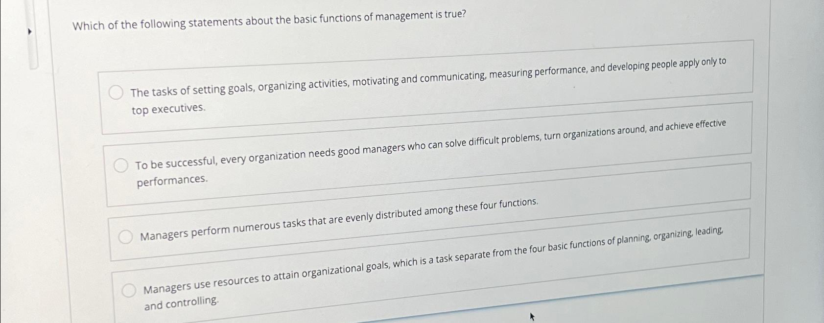 Solved Which of the following statements about the basic | Chegg.com