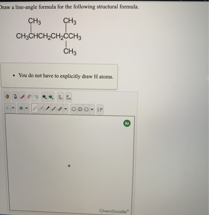 Solved raw a line-angle formula for the following structural | Chegg.com