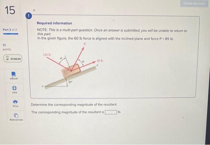 Solved Required information NOTE: This is a multi-part | Chegg.com Solved Required information NOTE: This is a multi-part | Chegg.com