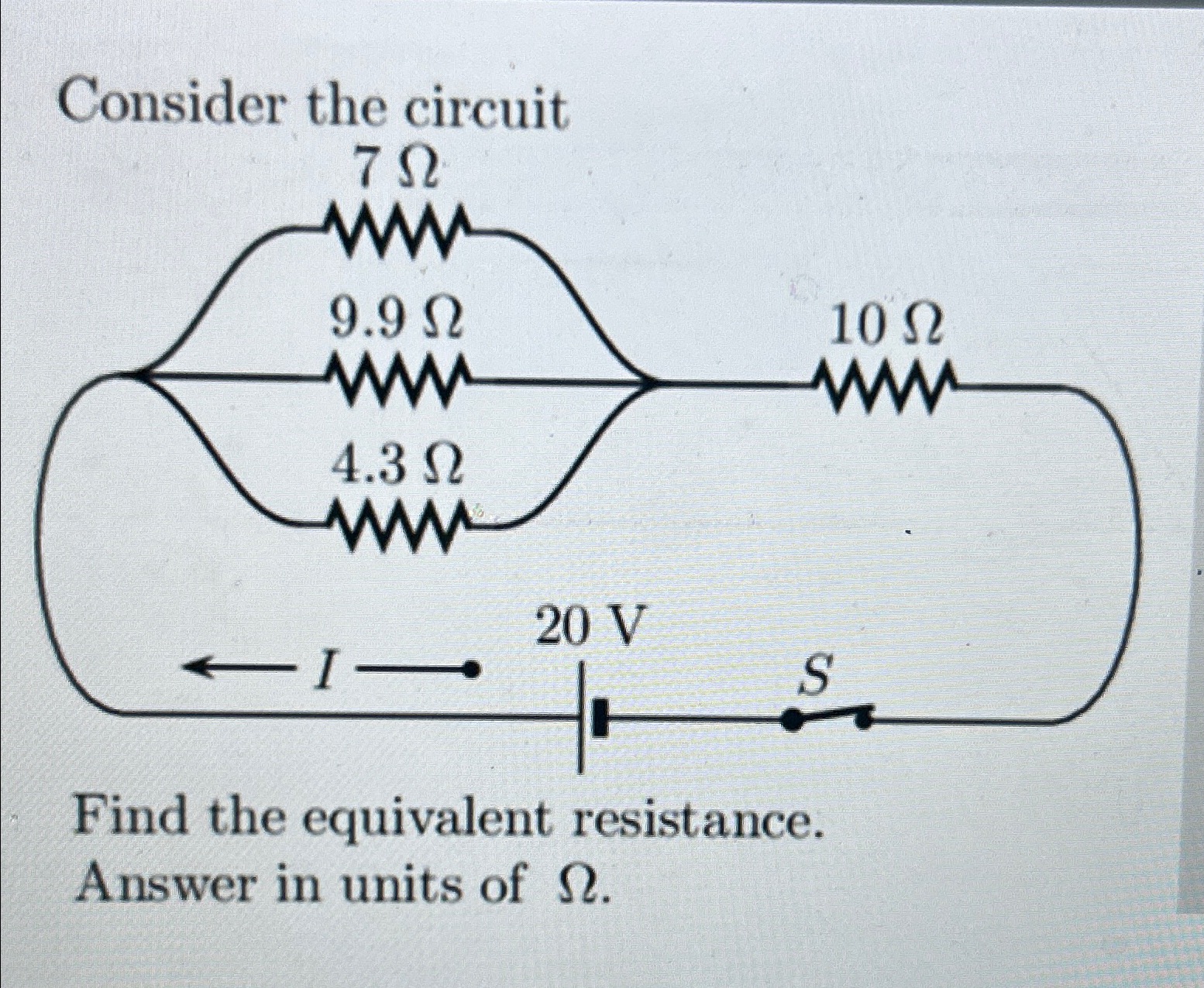 Solved Consider the circuitFind the equivalent | Chegg.com