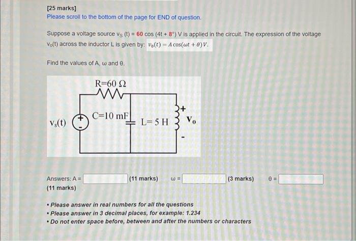 Solved [25 marks] Please scroll to the bottom of the page | Chegg.com