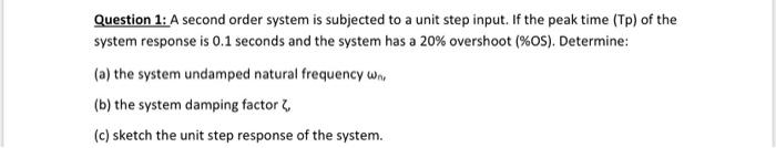 Solved Question 3: Consider a system whose transfer function | Chegg.com