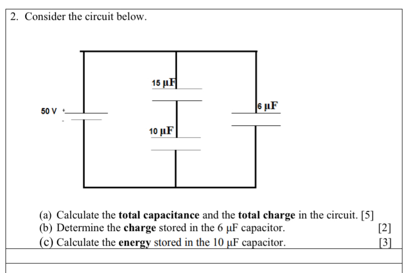 Solved Consider the circuit below.(a) ﻿Calculate the total | Chegg.com