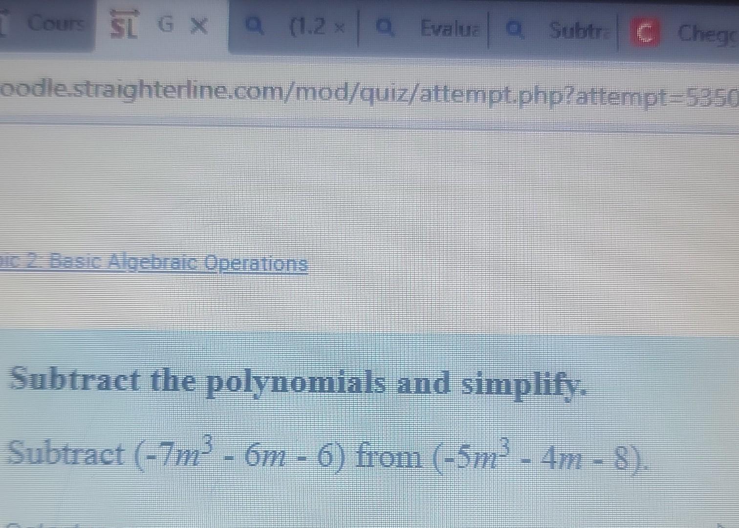 Solved oodlestraighterline.com/mod/quiz/attempt.php?attempt | Chegg.com