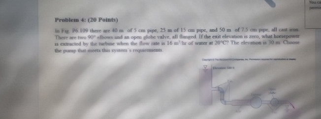 Solved Problem 4: (20 ﻿Peints)in Fig P6. 109 由here are 40 ﻿m | Chegg.com