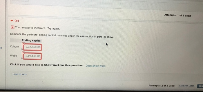Solved URCES Ork Exercise 12-5 (Part Level Submission) | Chegg.com