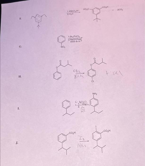 Solved 5. Identify the missing reactant, reagent or major | Chegg.com