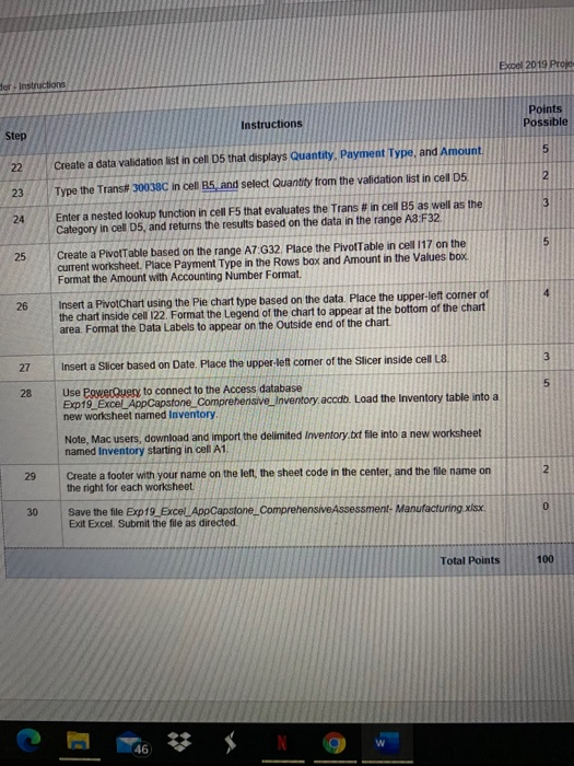 Solved Exp19_Excel_AppCapstone_CompAssessment_Manufacturing | Chegg.com