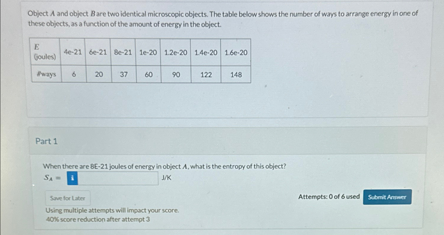 Solved Object A and object B ﻿are two identical microscopic | Chegg.com