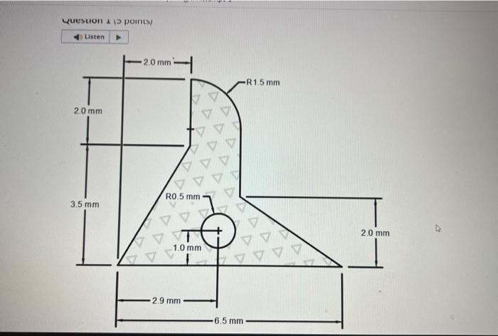 Solved Please redraw the shape showing how you have broken | Chegg.com