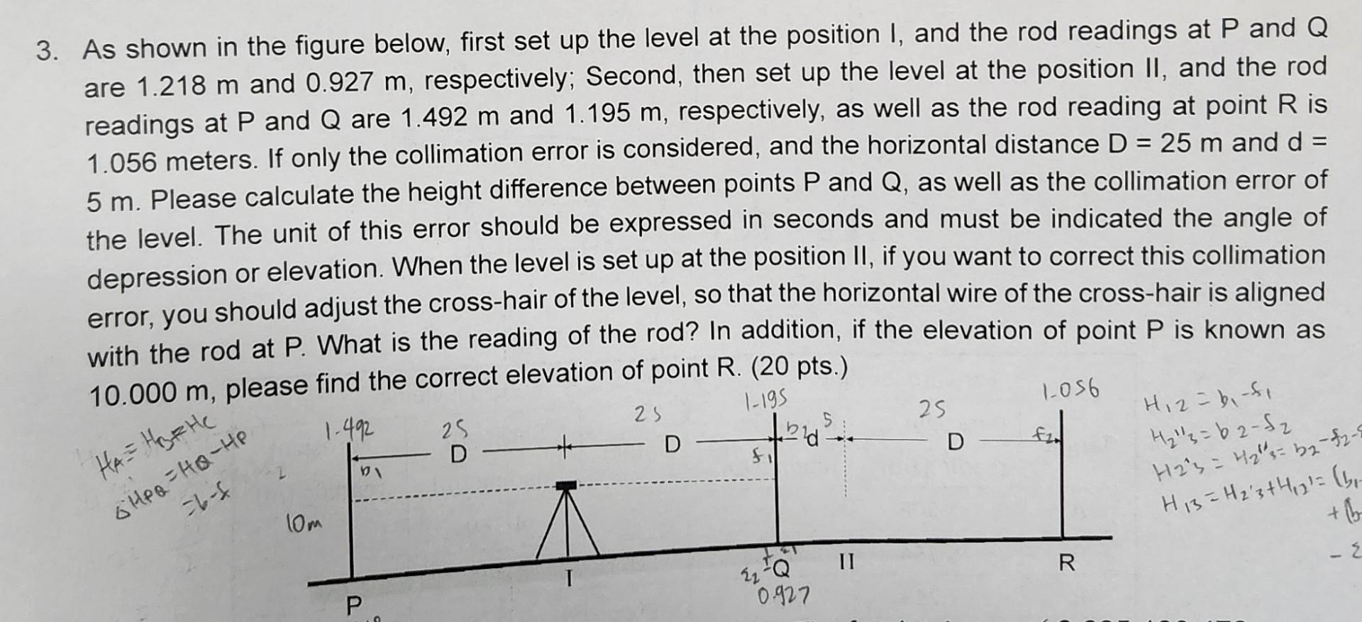 Solved 3. As shown in the figure below, first set up the | Chegg.com