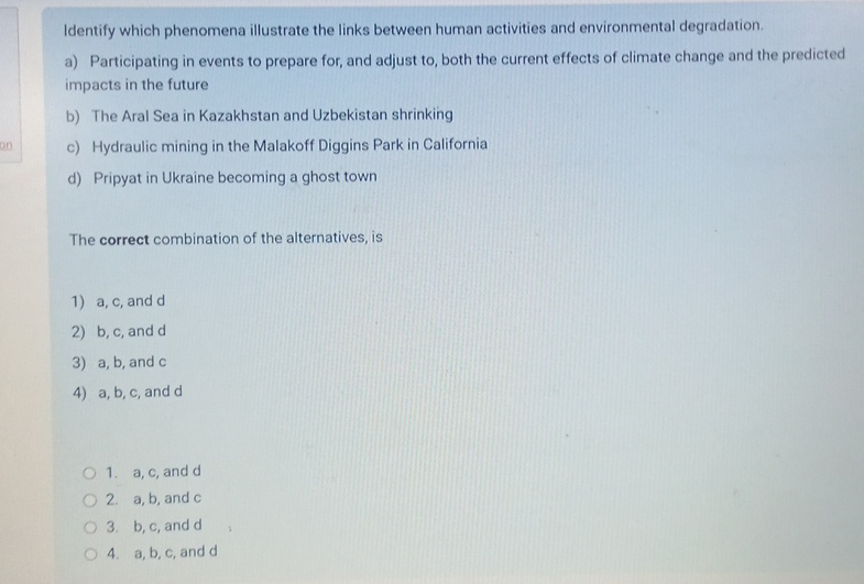 Solved Identify which phenomena illustrate the links between | Chegg.com