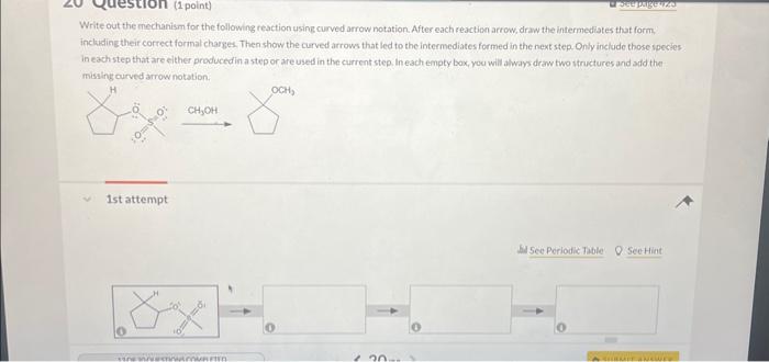 Write out the mechanism for the following reaction | Chegg.com