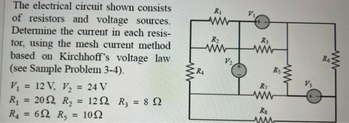 Solved The electrical circuit shown consists of resistors | Chegg.com