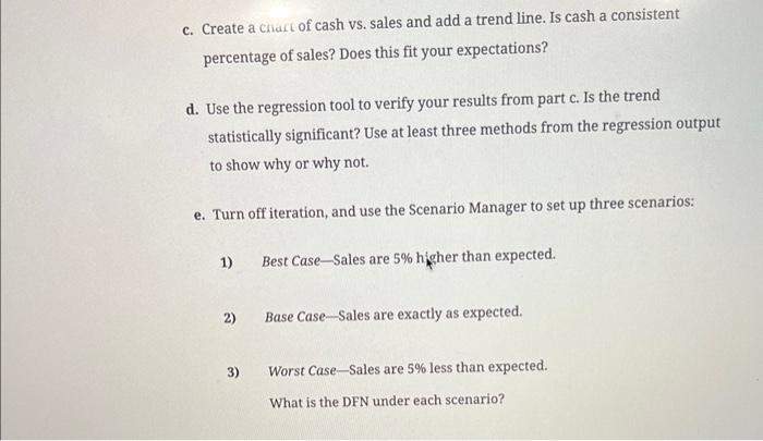 1. Using the data in the student spreadsheet file | Chegg.com