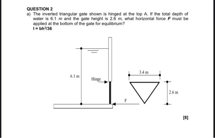 Solved QUESTION 2 a) The inverted triangular gate shown is | Chegg.com