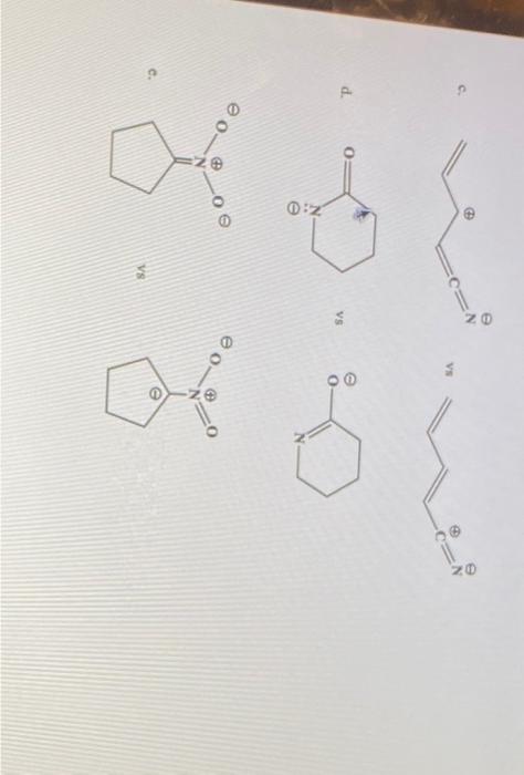 Solved 8. (10 pts) For each pair, circle the more stable | Chegg.com