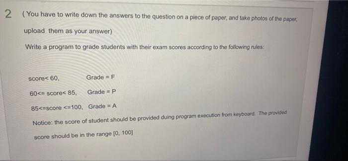 Solved 2 (You have to write down the answers to the question | Chegg.com