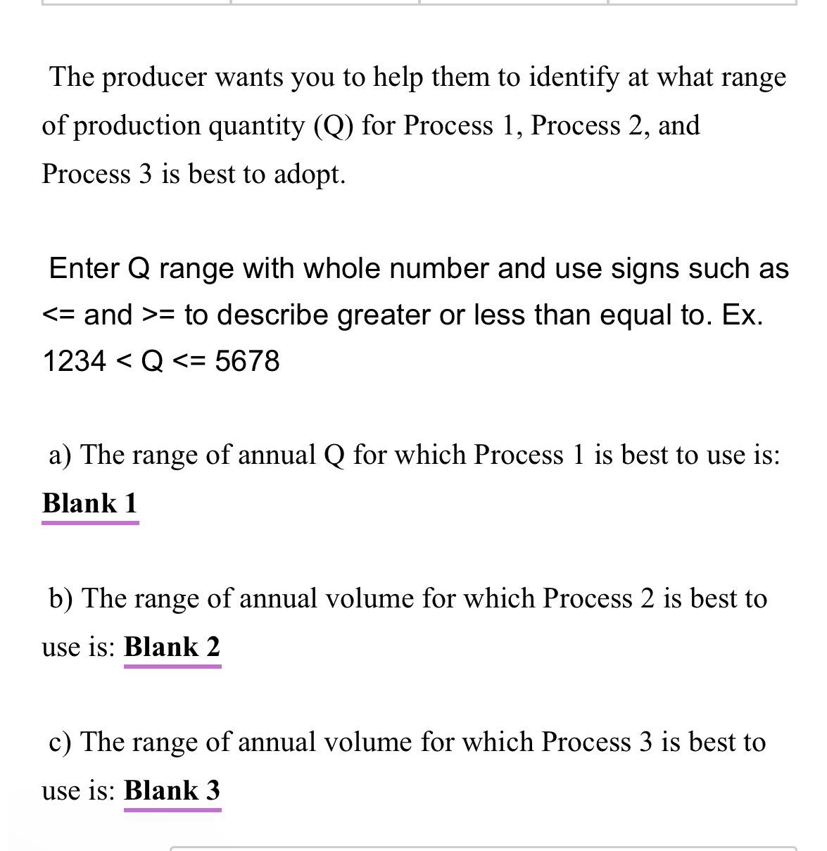 Solved \table[[,Process 1,Process 2,Process | Chegg.com