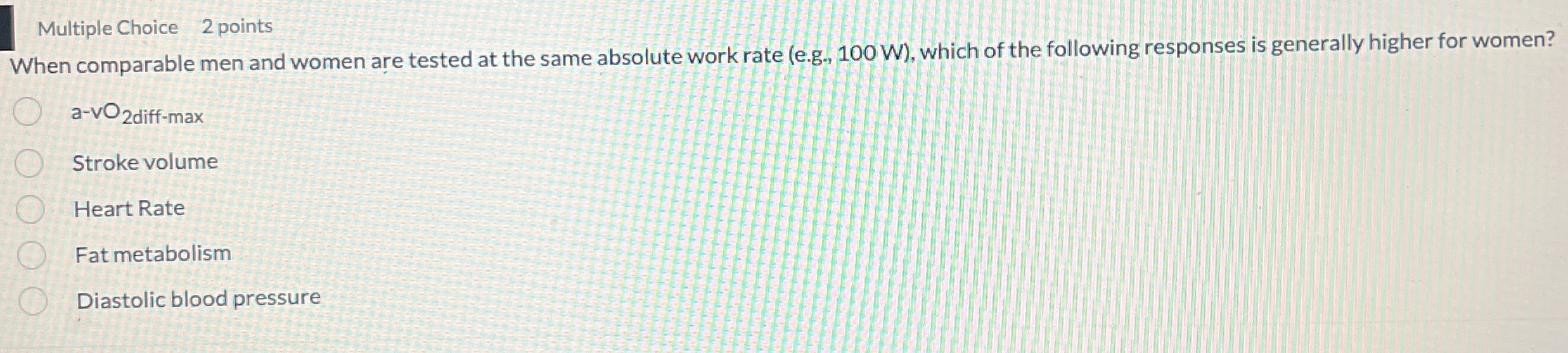 Solved Multiple Choice2 ﻿pointsWhen comparable men and women | Chegg.com