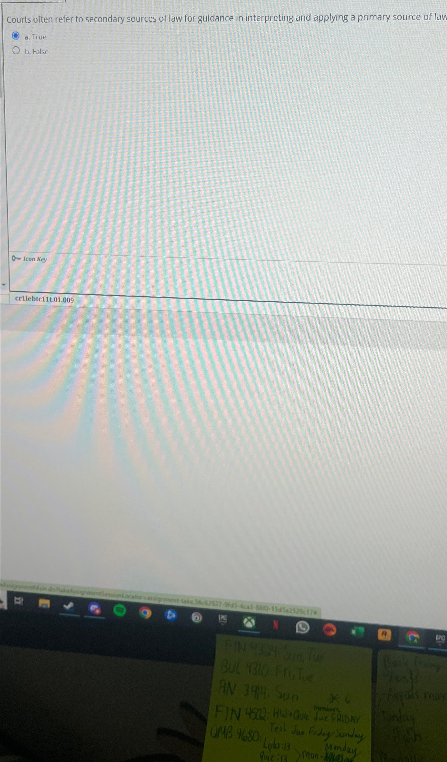 Solved Courts often refer to secondary sources of law for | Chegg.com