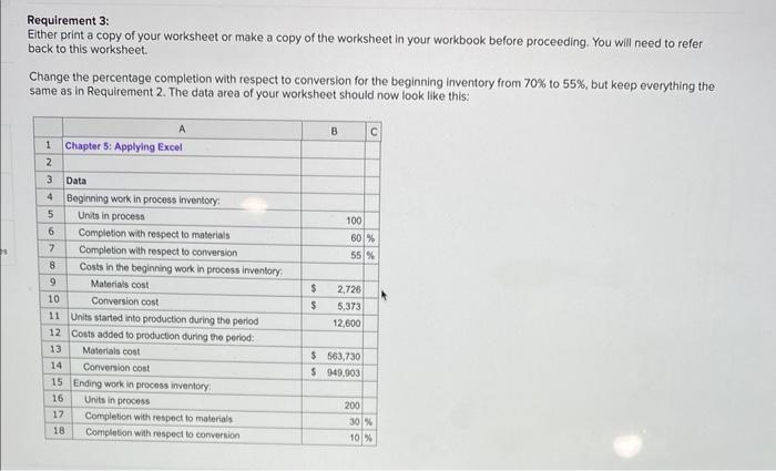 Solved Requirement 3: Either print a copy of your worksheet | Chegg.com