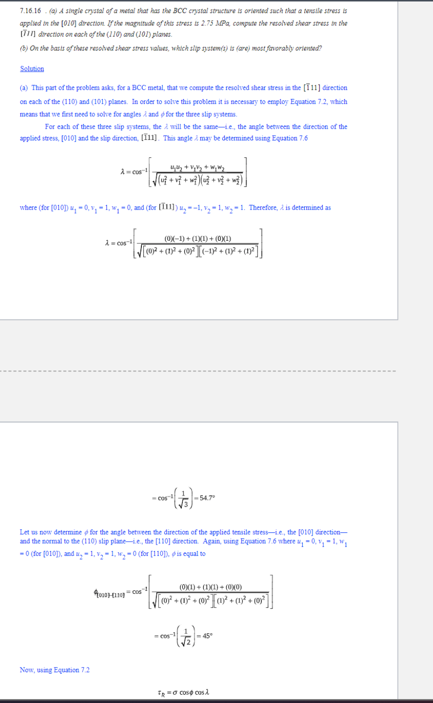 Solved here is the problem solved, I need help setting it | Chegg.com