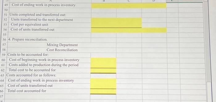 Solved Process Costing and the Weighted-Average Method using | Chegg.com