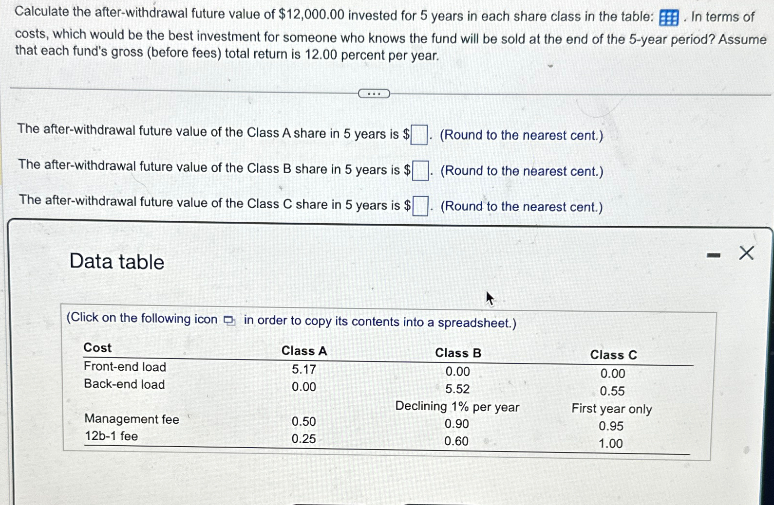 Solved Calculate the after-withdrawal future value of | Chegg.com