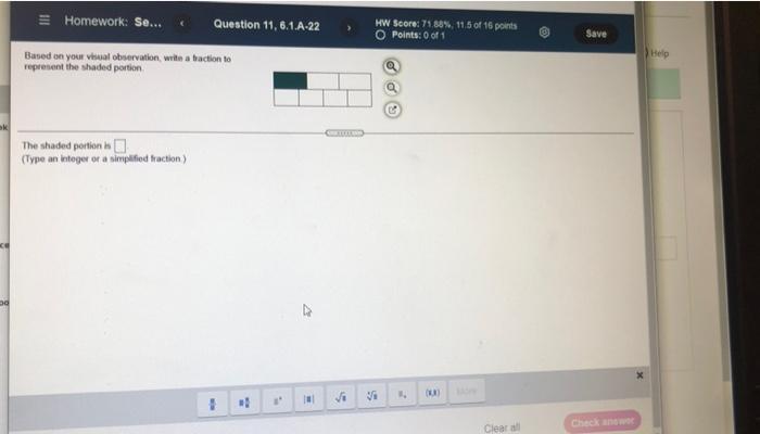 Solved 3 Homework Se Question 11 6 1 A 22 Hw Score