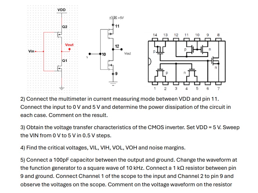 2) ﻿Connect the multimeter in current measuring mode | Chegg.com