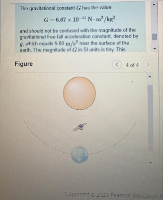 Solved \pm Understanding Newton's Law of Universal | Chegg.com