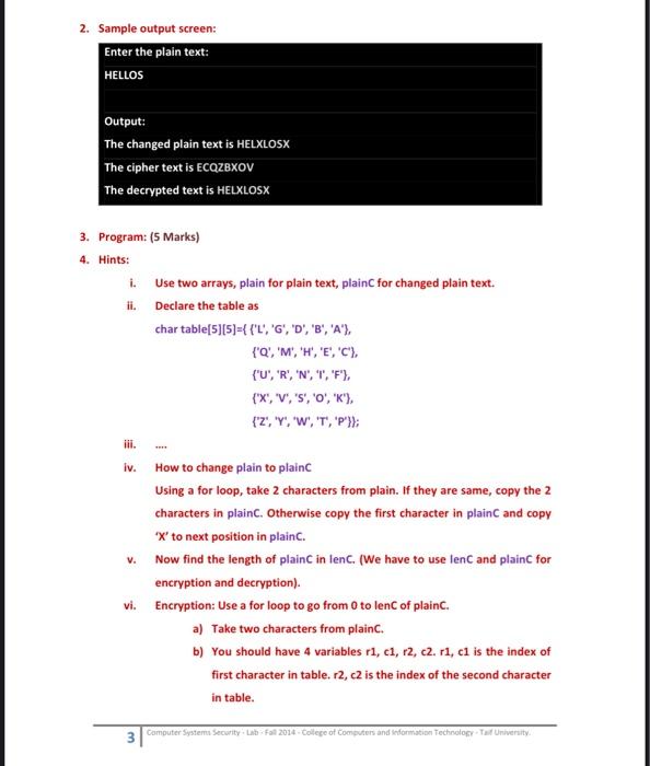 Solved Lab Program 9 - Computer Systems Security - | Chegg.com