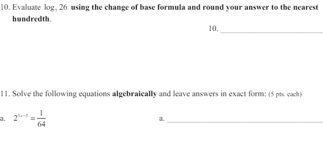 Solved Evaluate log726 ﻿using the change of base formula and | Chegg.com