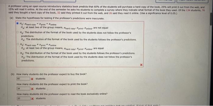 Solved A professor using an open source introductory | Chegg.com