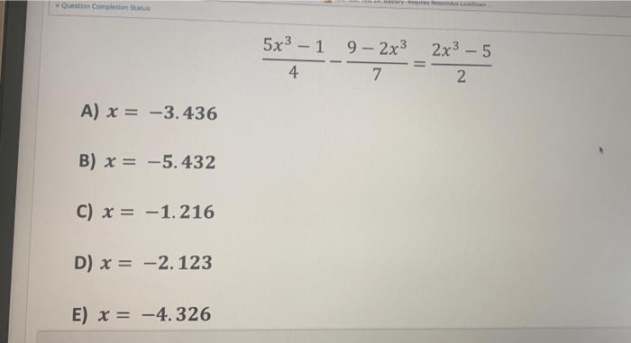 Solved QUESTION 1 Solve for "X" 18+ 3(8x+8)1/3 = 33 12.739 | Chegg.com