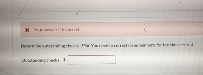 Solved I need help with the deposits in transit, outstanding | Chegg.com