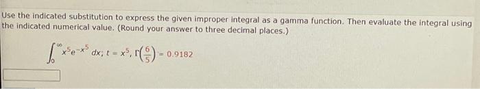 Solved Use the indicated substitution to express the given | Chegg.com