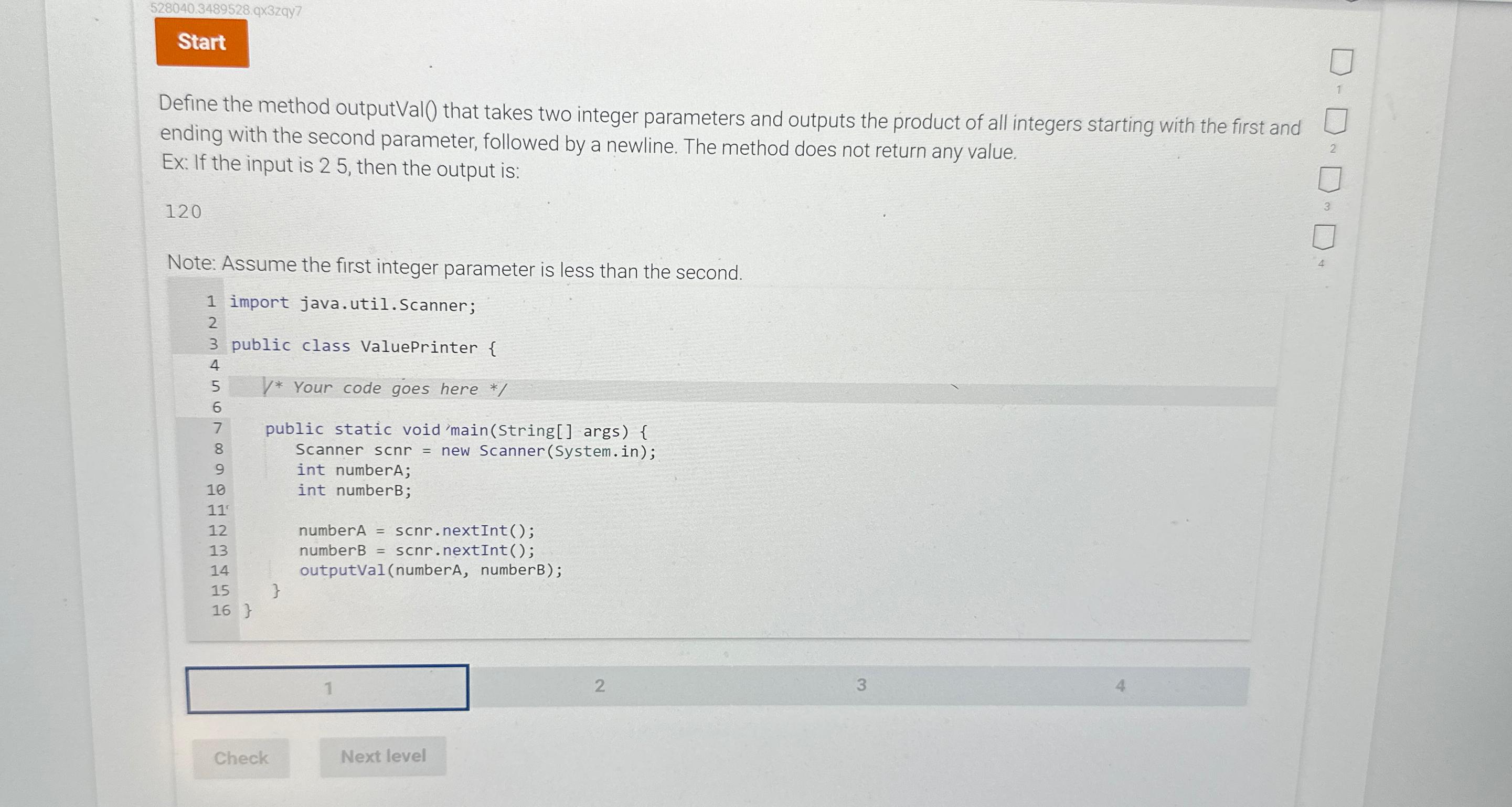 Solved 528040.3489528.qx3zqy7Define the method outputVal() | Chegg.com Solved 528040.3489528.qx3zqy7Define the method outputVal() | Chegg.com