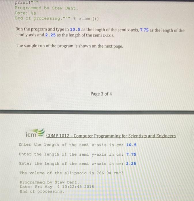 Solved Question 3 Using Spyder, enter the following program | Chegg.com