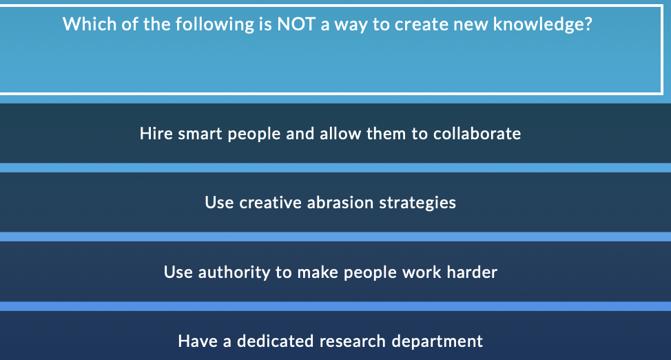 Solved Which of the following is NOT a way to create new | Chegg.com