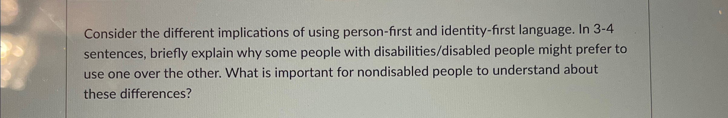 Solved Consider the different implications of using | Chegg.com