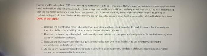 Solved Shanta and Thomas are two audit staff associates | Chegg.com