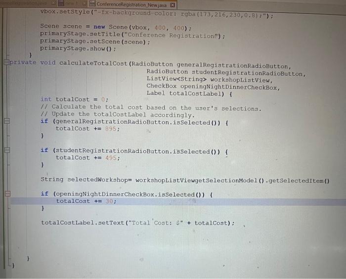 Solved i have issues finishing with this code. please help | Chegg.com