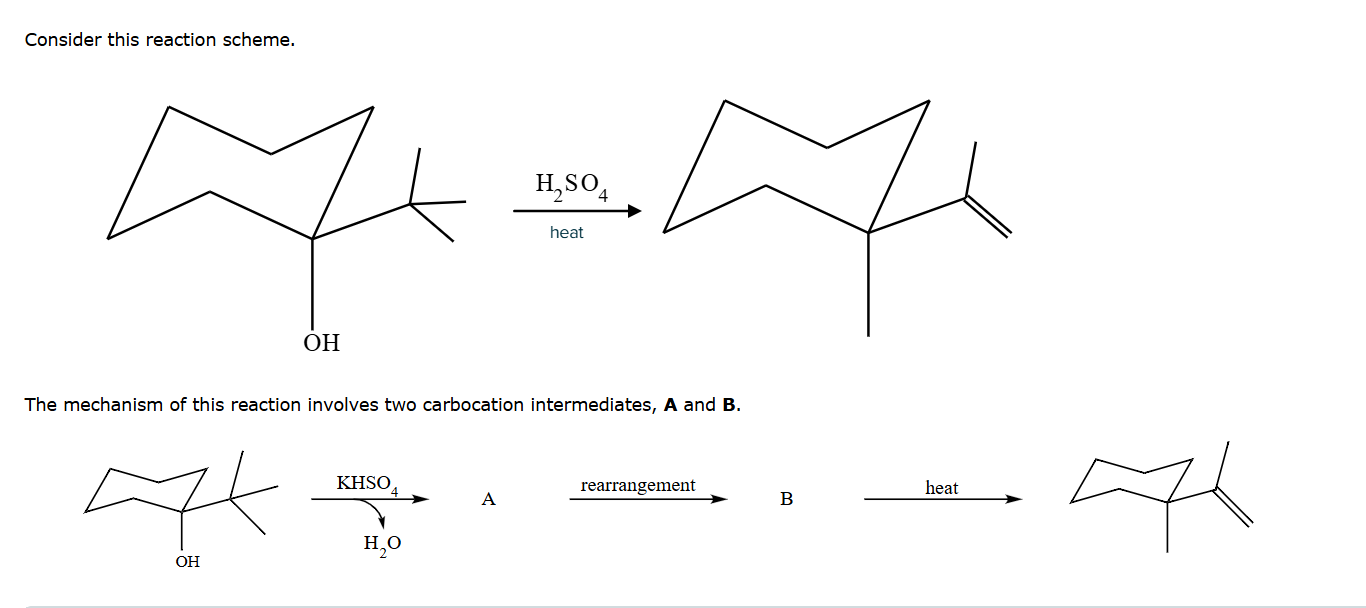 Solved Consider this reaction scheme. The mechanism of this | Chegg.com