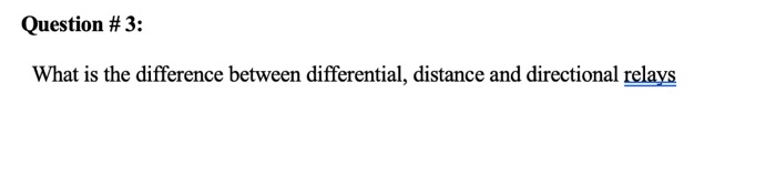 Solved Question #3: What is the difference between | Chegg.com