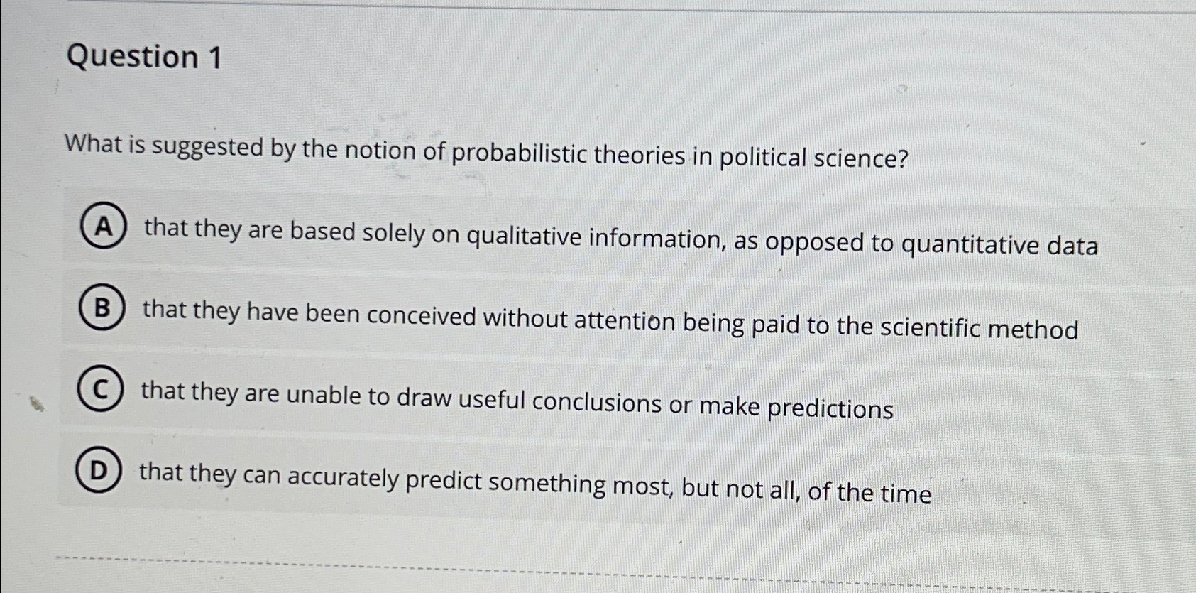 Solved Question 1What is suggested by the notion of | Chegg.com